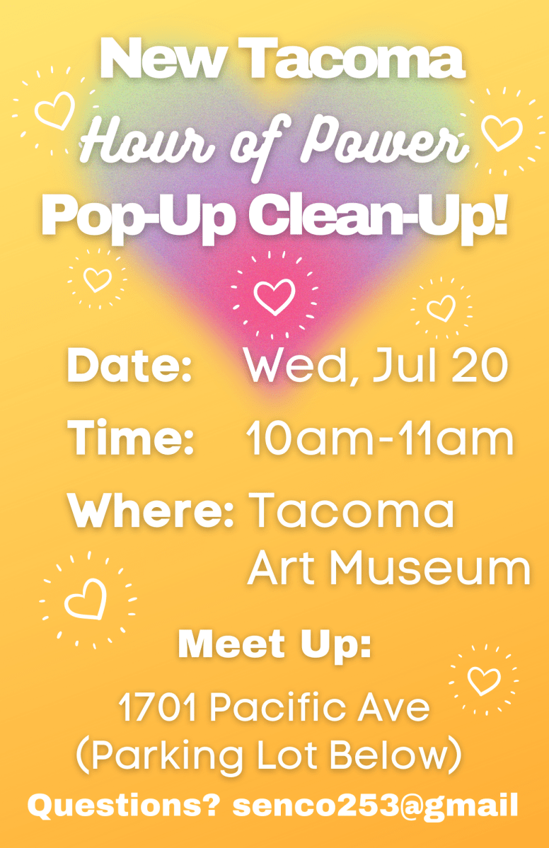 Pop-Up Clean-Up! TAM Jul 20 10am – South End Neighborhood Council