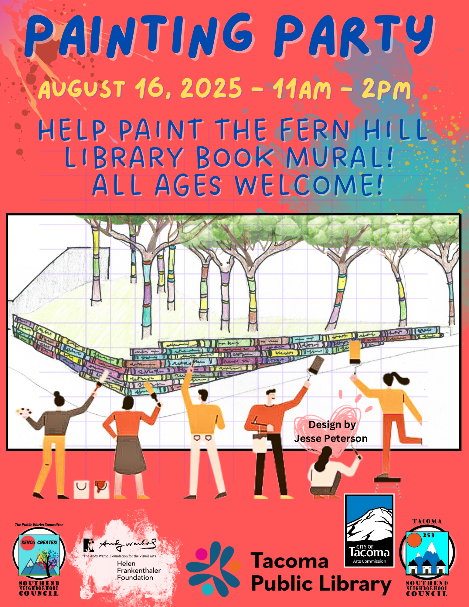 Fern Hill Library Painting Party – South End Neighborhood Council